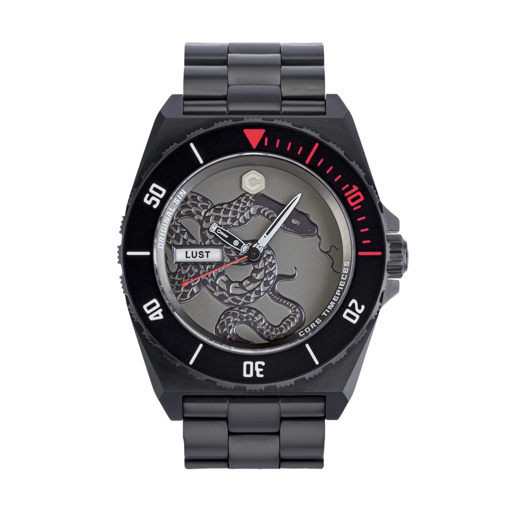 Original Sin Snake Dial Titanium Automatic Watch Core Timepieces